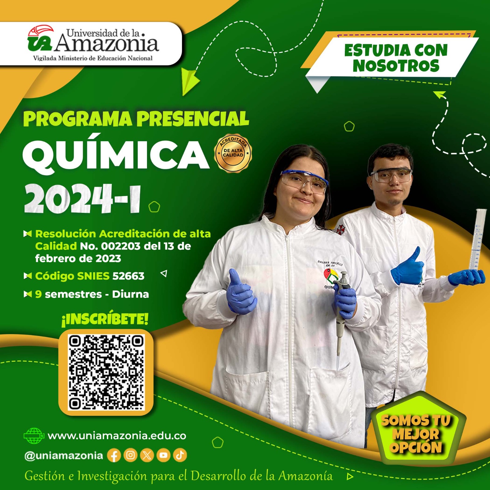 Inscripciones Pregrado Uniamazonia - Estudia Química en la Universidad ...