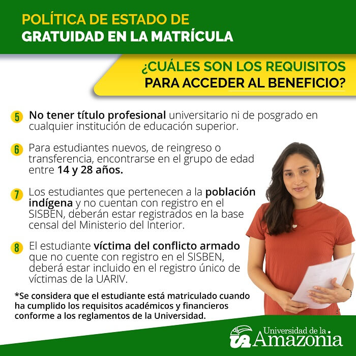 Política de Estado de Gratuidad en la Matrícula - Universidad de la ...
