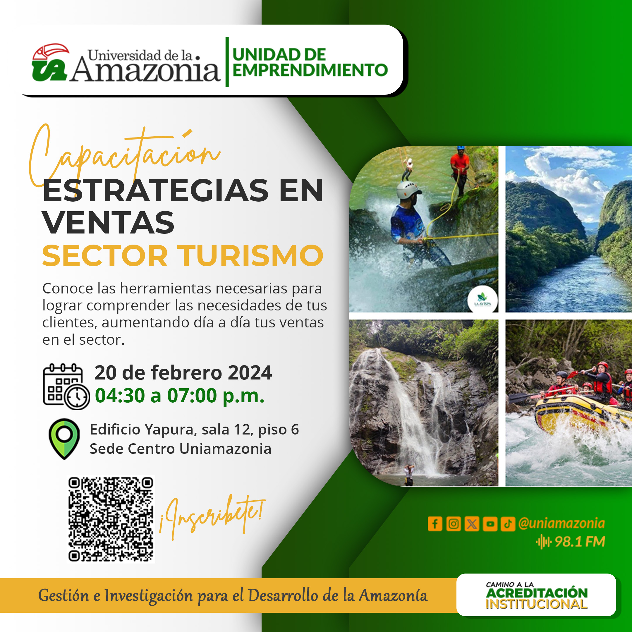 invitación al sector turismo a participar de esta capacitación ...