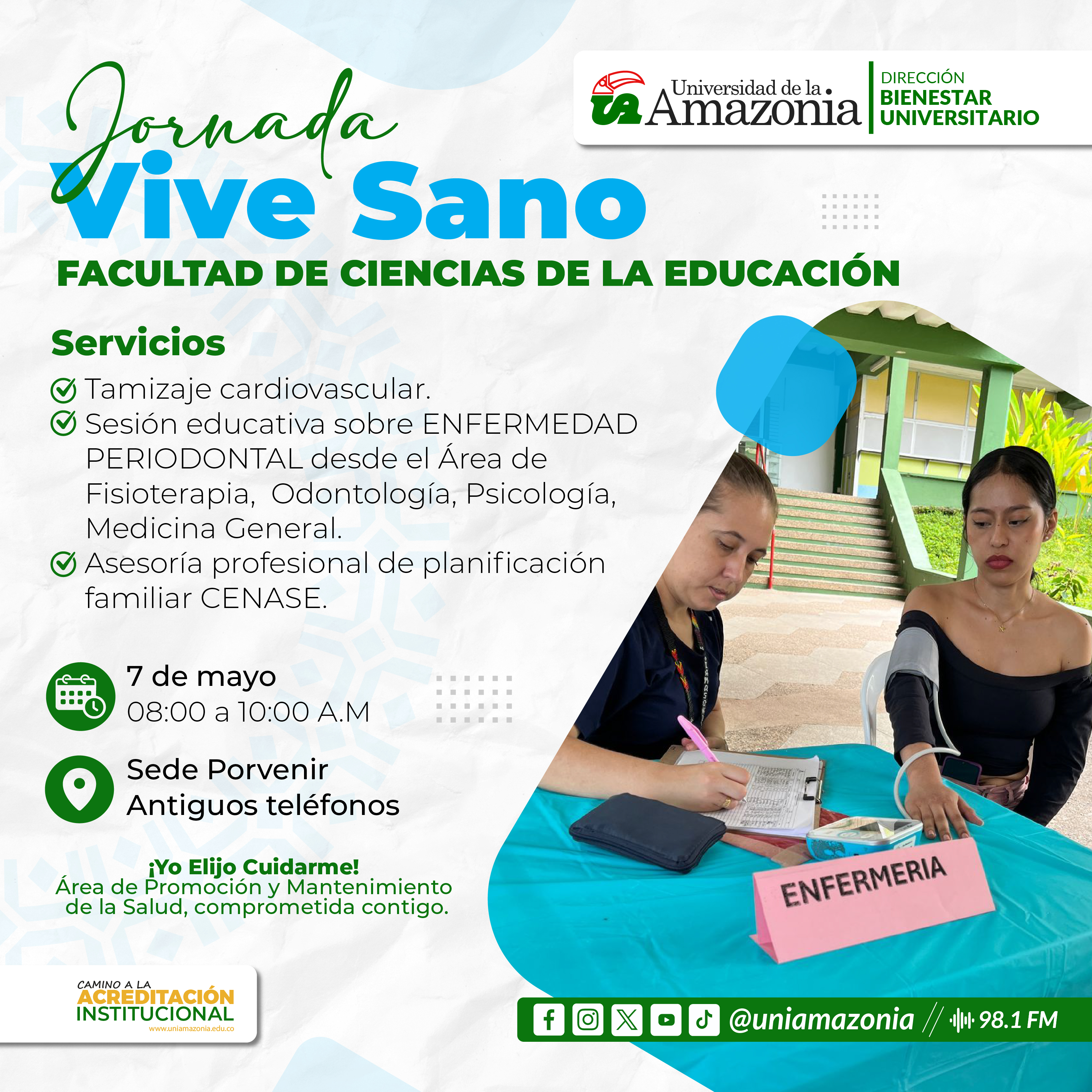 Jornada UNIAMAZONIA - VIVE SANO - Universidad de la Amazonia