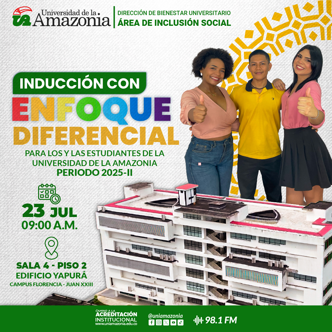 ¡Te esperamos en la Jornada de Inducción con Enfoque Diferencial 2025-2 ...