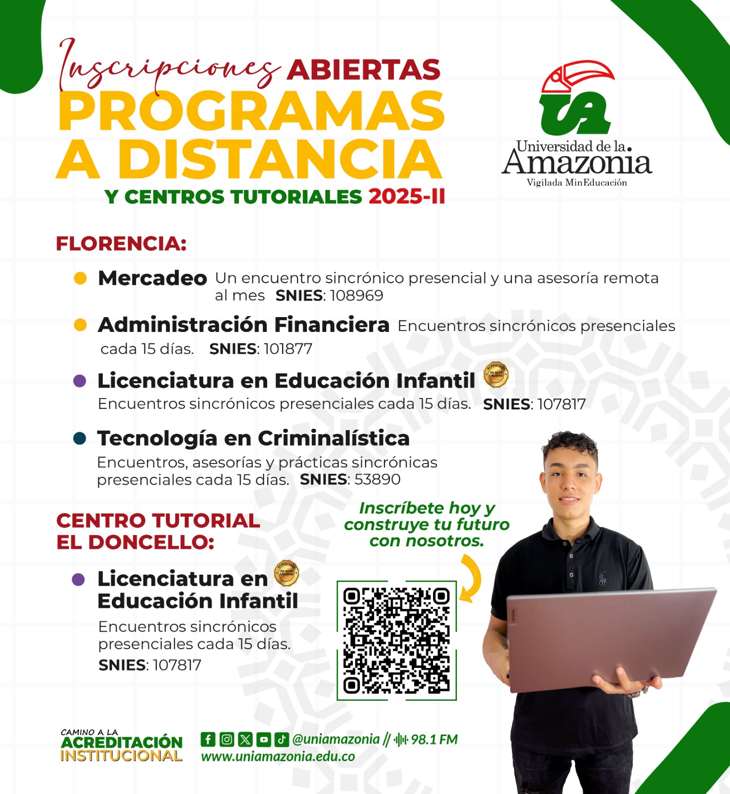 Futuro Profesional Conoce la oferta de programas de pregrado a ...